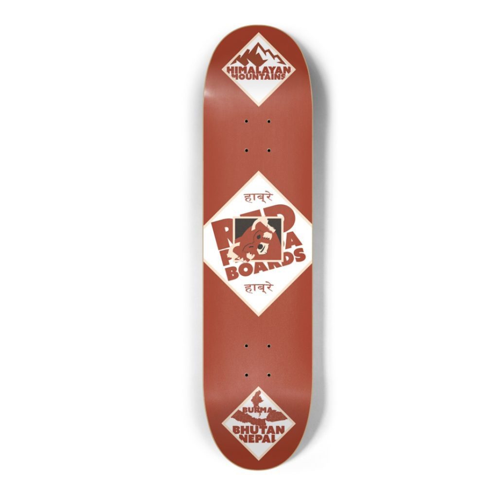 Winking Panda Skateboard Deck | Red Panda Skateboards